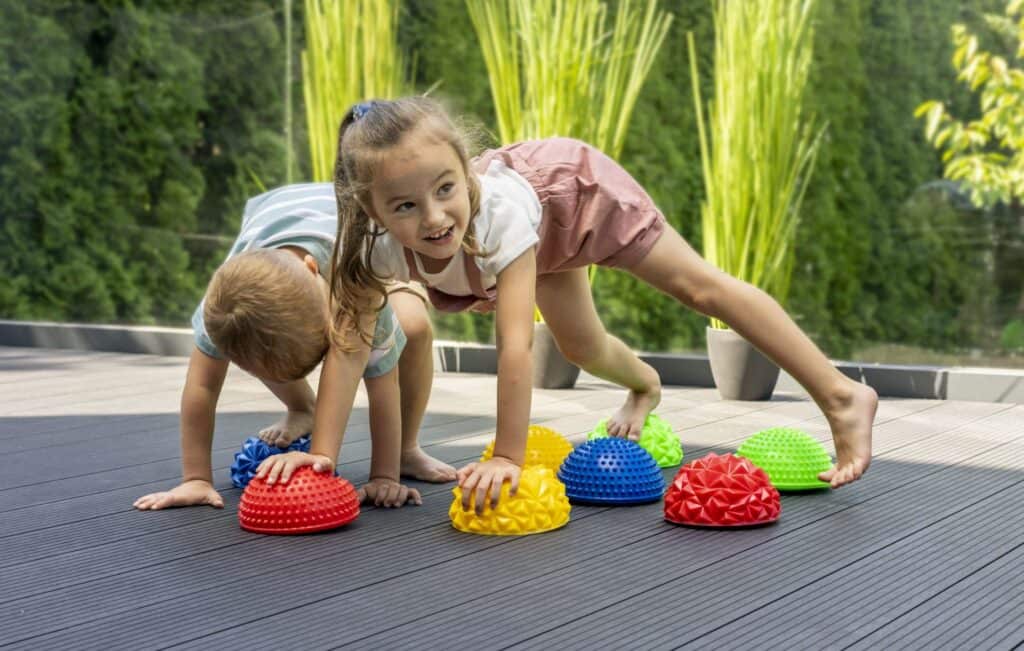 Textured Sensory Stepping Stone- Diamond - Barefootkids